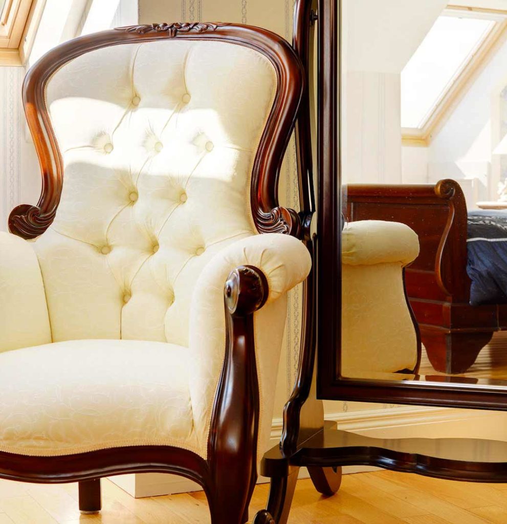 Luxury Double Antique Style Room | Inch Beach House B&B