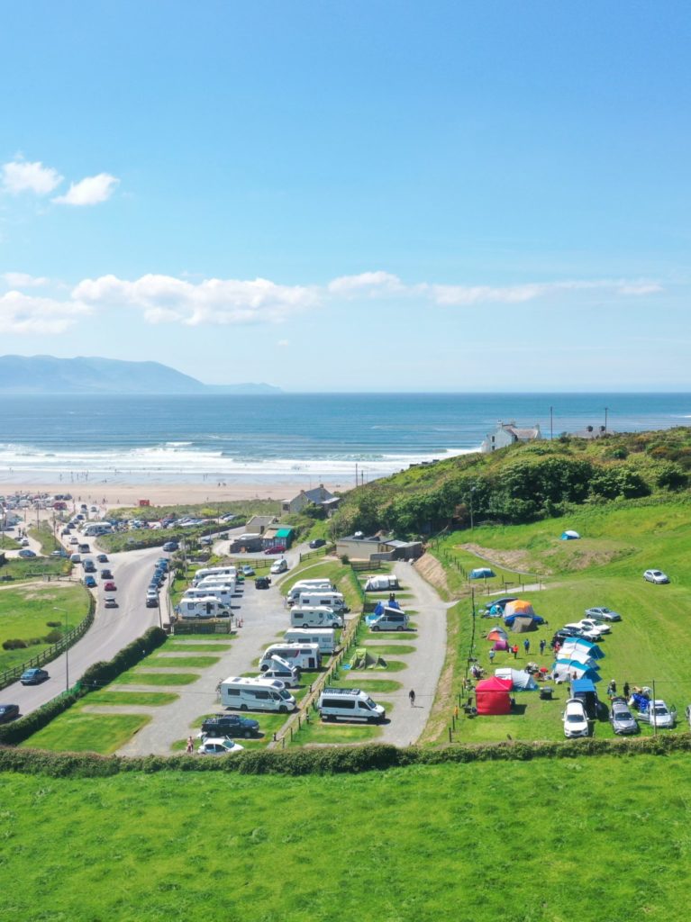 Inch Beach Camping | Campsite Kerry | Inch Beach Campsite
