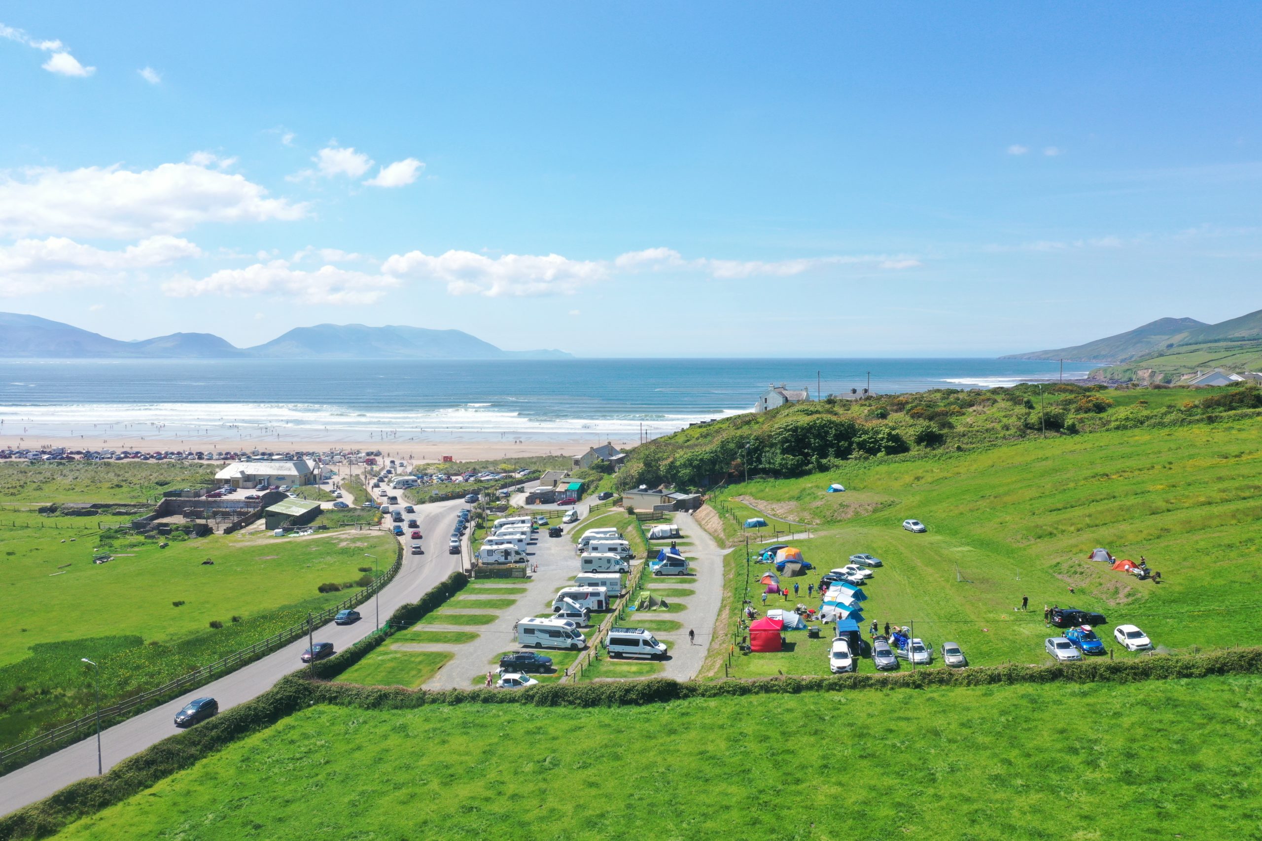 Inch Beach Camping | Campsite Kerry | Inch Beach Campsite